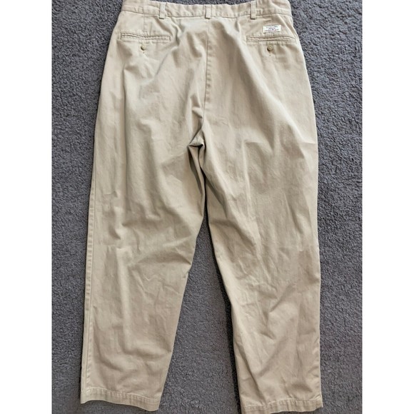 Pants | Mens Polo Ralph Lauren Andrew Pant Beige Sz 38x3 Chino Pleated | Poshmark